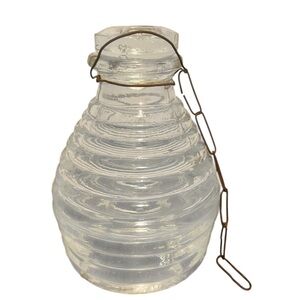 Accents | Vintage Glass Beehive Fly Or Wasp Trap Hanging Farmhouse ...